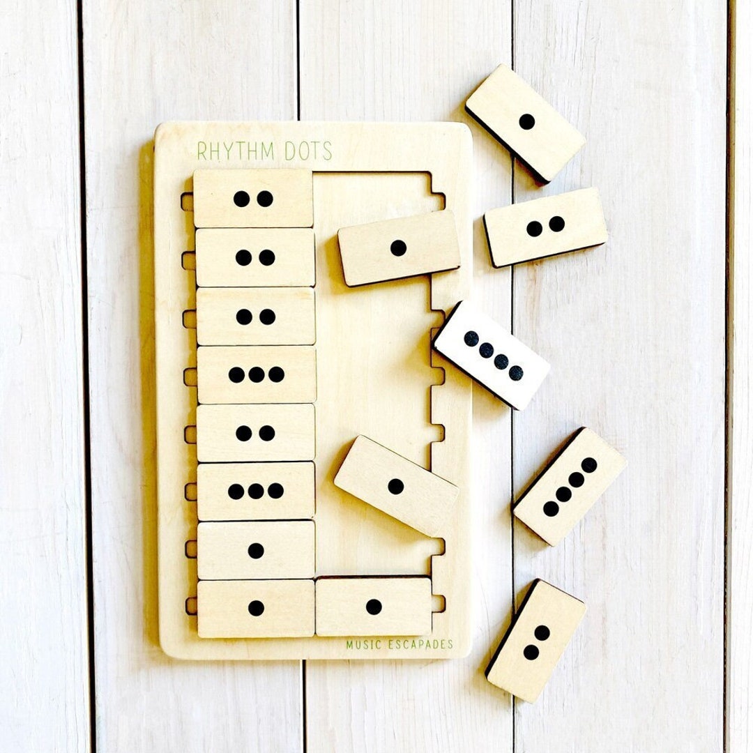 Rhythm Dots Wooden Tiles Puzzle Game Music Educational Game for Music ...