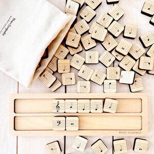 Sight Reading Music Note Tiles for Music Lessons - Etsy