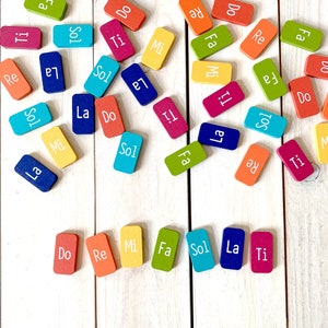 Wooden Solfege Tiles for Music Center, Elementary Music Classroom ...