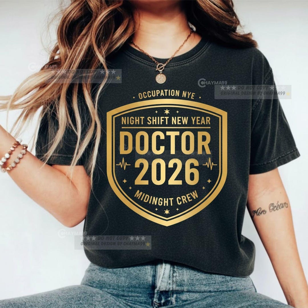 Night Shift New Year Doctor 2026 Midnight Crew PNG, Physician New Year ...