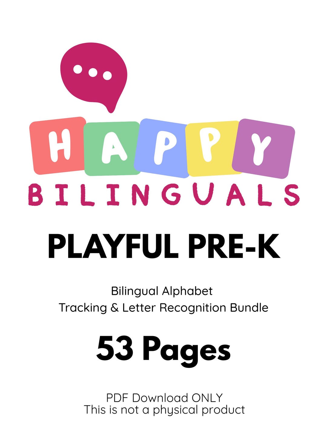 Bilingual Alphabet Tracing Worksheets PDF | Pre-k Letter Recognition ...