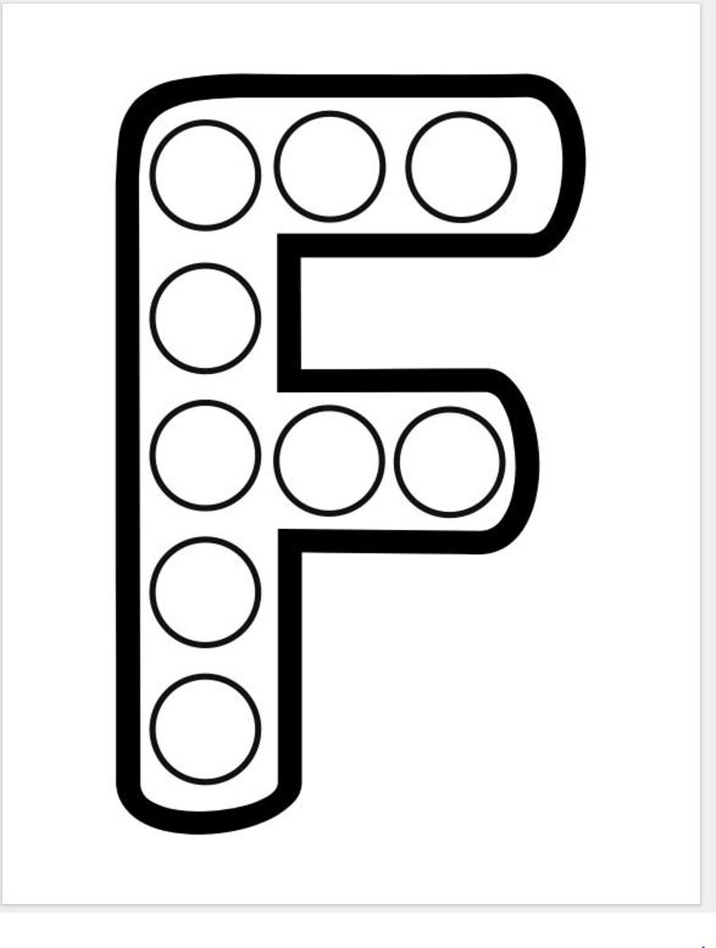 A-Z Dot Marker ( Alphabet ) - Etsy