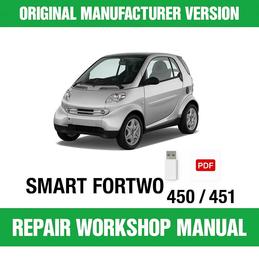 Smart Fortwo 450 451 1997-2009 Service Repair Manual - Etsy