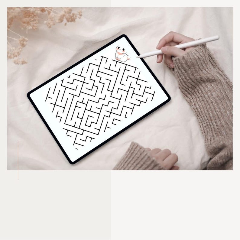 Bunny Maze Printable | Easy Maze Worksheet for Kids | PDF Activity Page ...