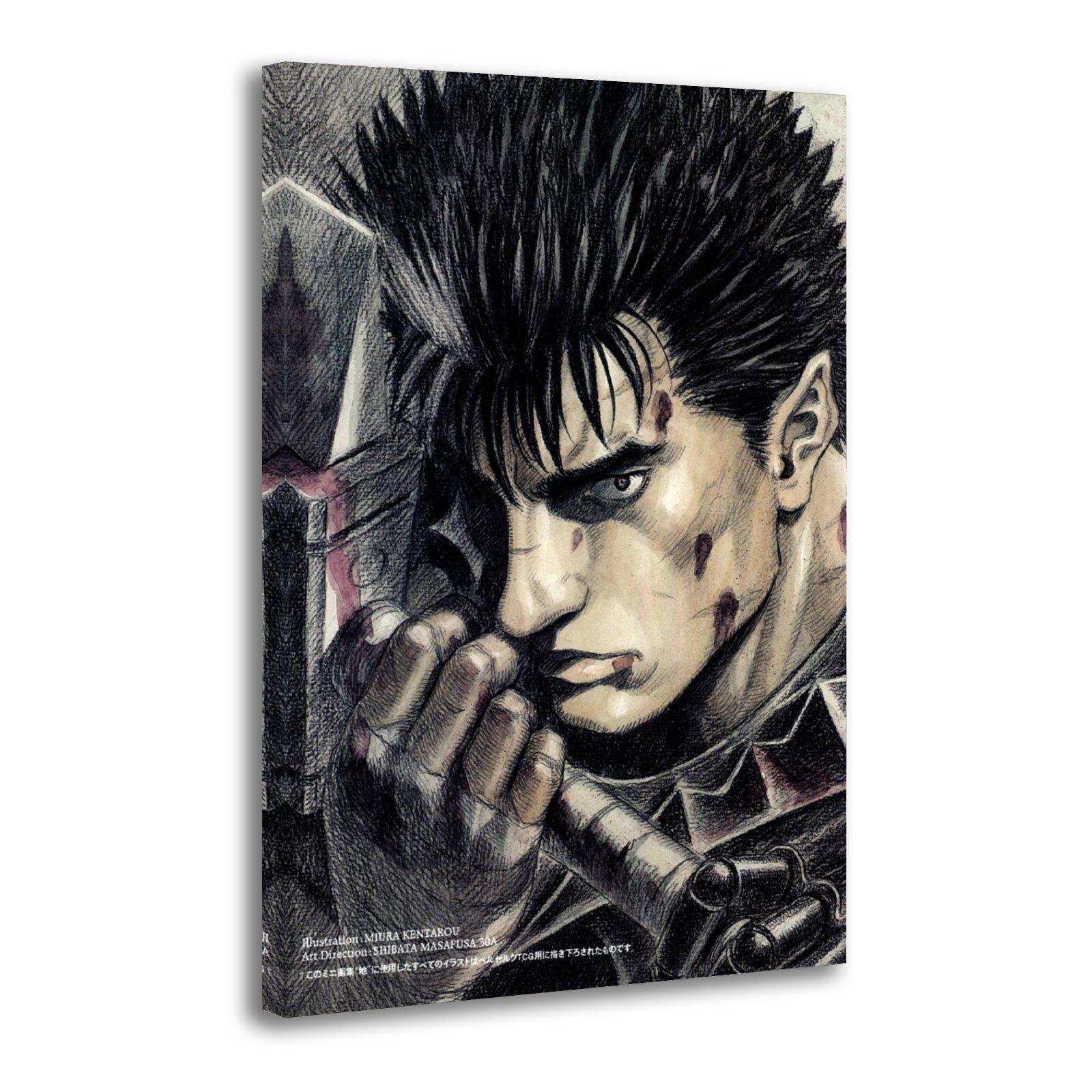Japan Anime Berserk Guts Classic Canvas Wall Art Poster Picture Print ...