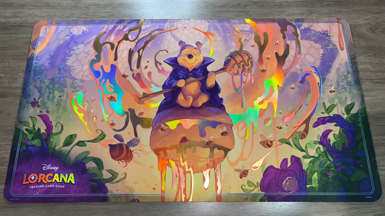 Holographic Foil Winnie the Pooh Hunny Wizard Playmat – Disney Lorcana ...