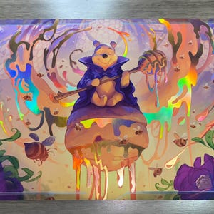 Holographic Foil Winnie the Pooh Hunny Wizard Playmat – Disney Lorcana ...