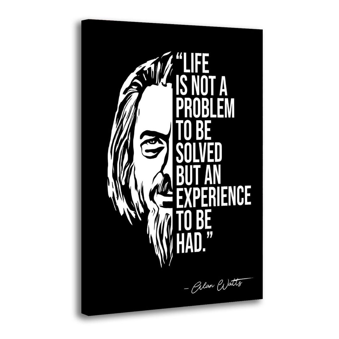 Alan Watts Black and White Wall Art Poster Picture Print Living Room ...