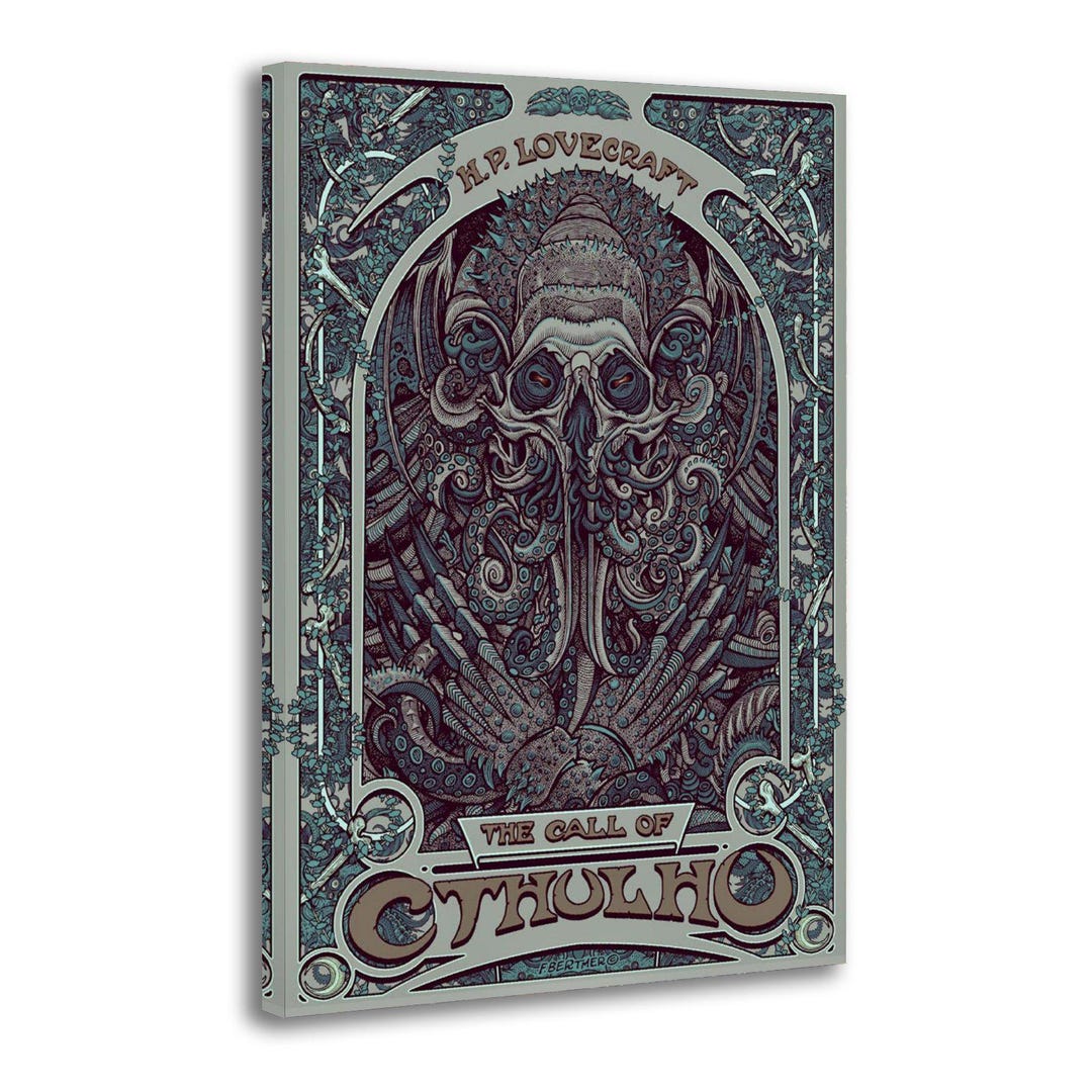 Lovecraft Horror Smite Cthulhu Wall Art Poster Picture Print Living ...