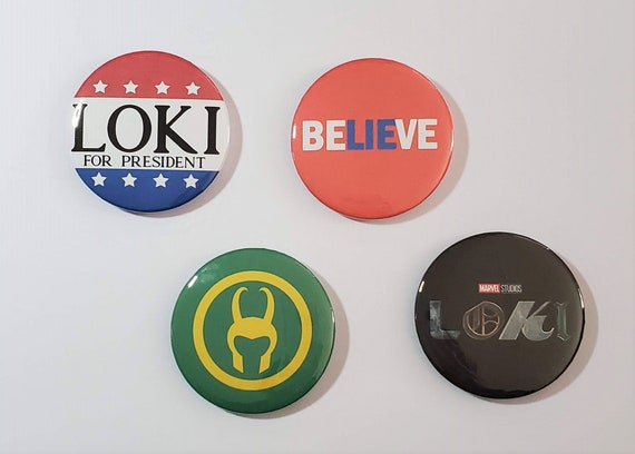 Vote Loki Loki Show Loki Pinback Buttons 2.25 Diameter | Etsy