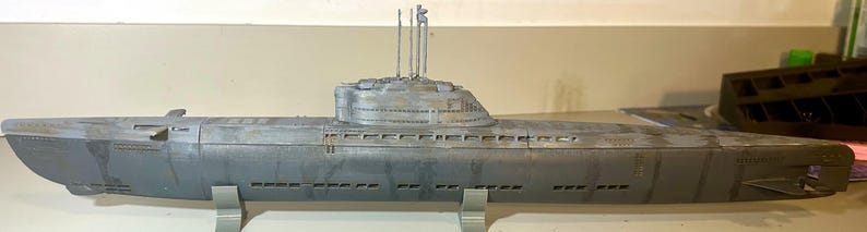 Type XXI German WWII Submarine – High-detail 3D Printed Model - Etsy
