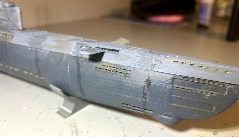 Type XXI German WWII Submarine – High-detail 3D Printed Model - Etsy