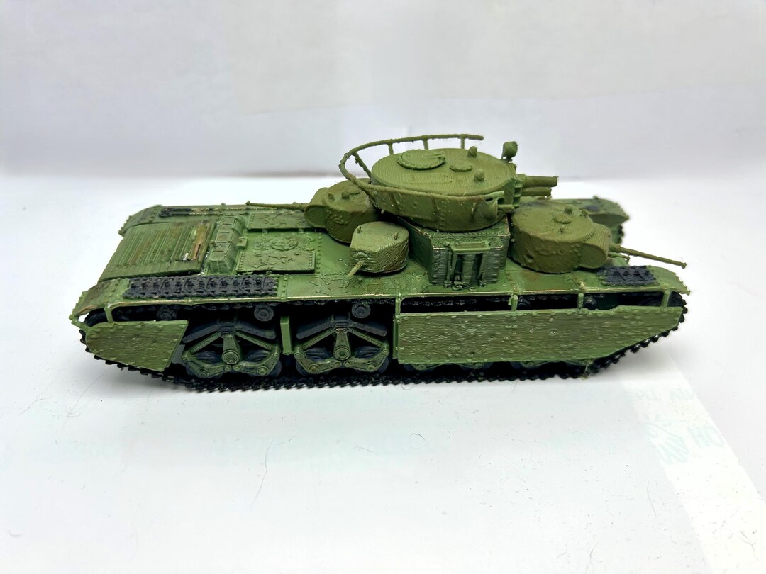 WWII Soviet T-35A M1934 – 1/56 Scale 3D Printed Combat-damaged Tank - Etsy