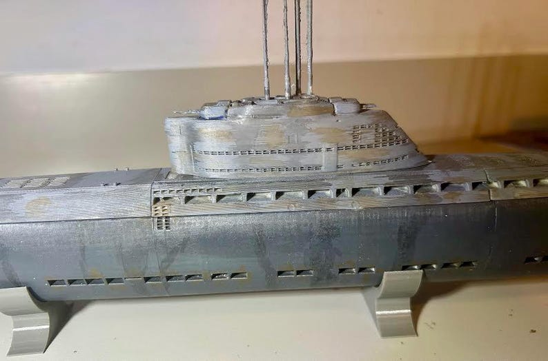 Type XXI German WWII Submarine – High-detail 3D Printed Model - Etsy