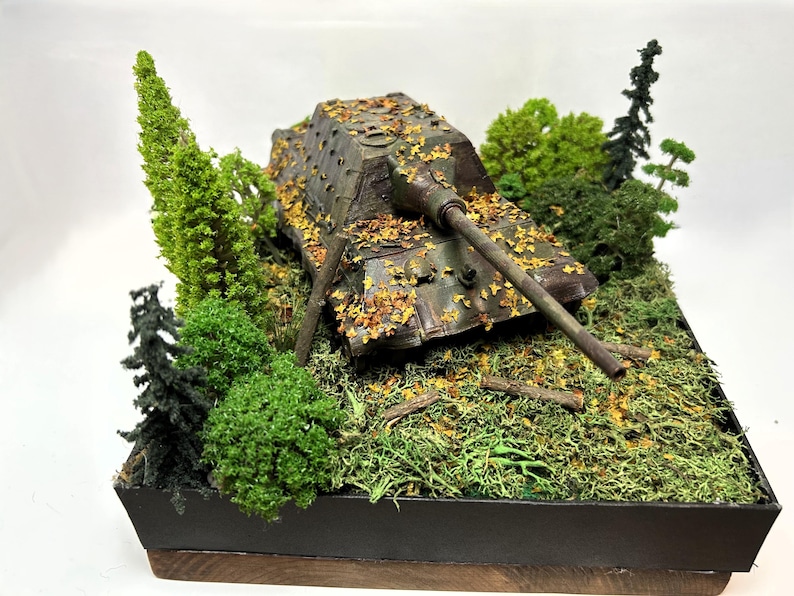 1/35 Jag Tiger Tank Destroyer Diorama – High-detail 3D Printed WWII ...