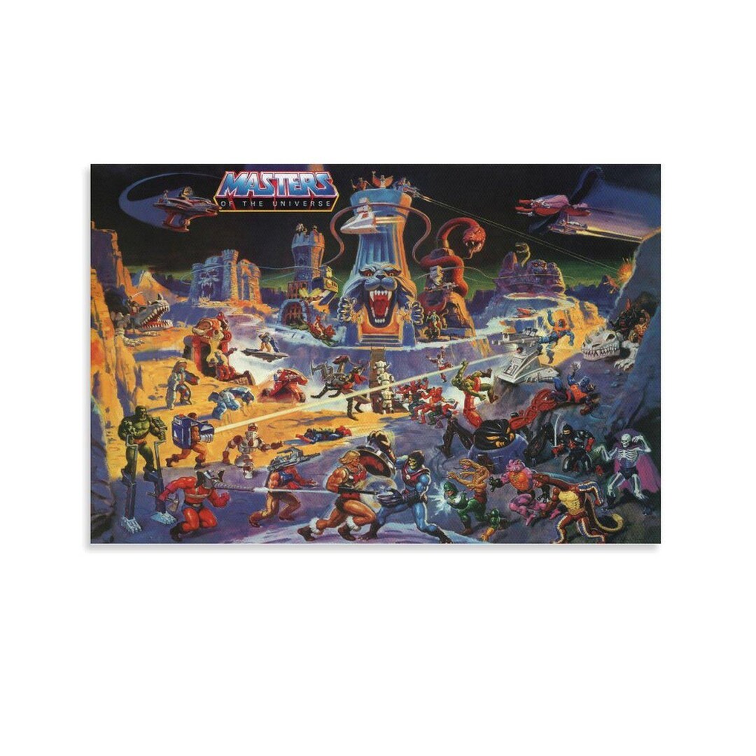 Master of the Universe Poster Painting on Canvas Wall Art Poster ...