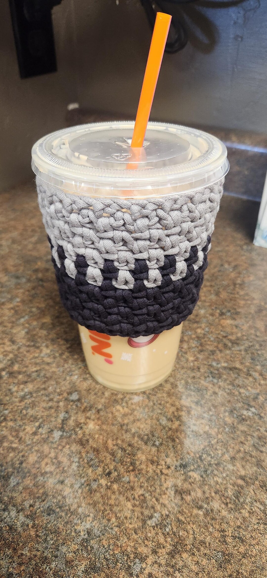 PATTERN ONLY Moss Stitch Cup Cozy (S/M Iced Drink Cups) - Etsy