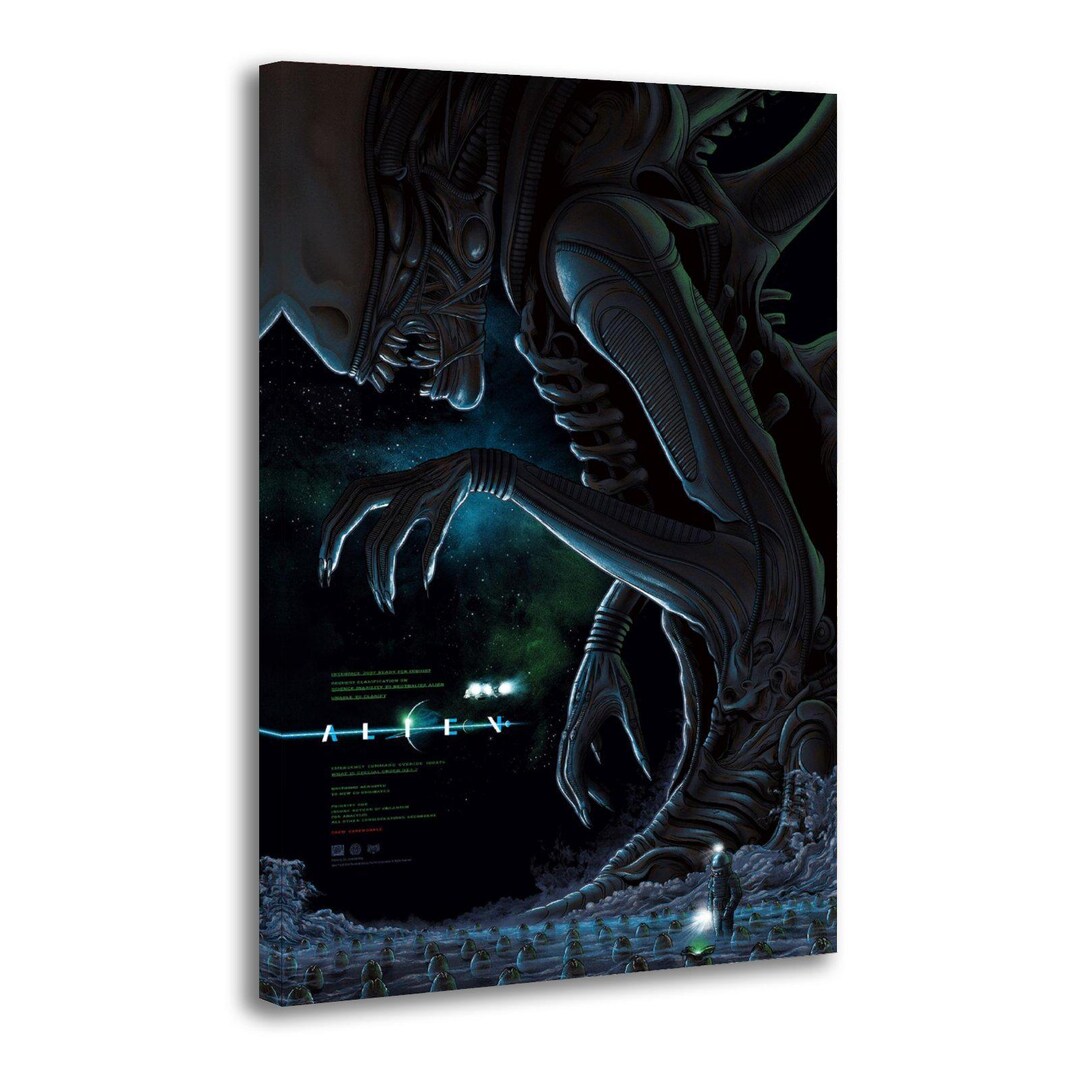 Alien Day Movie Canvas Wall Art Poster Picture Print Living Room Walls ...