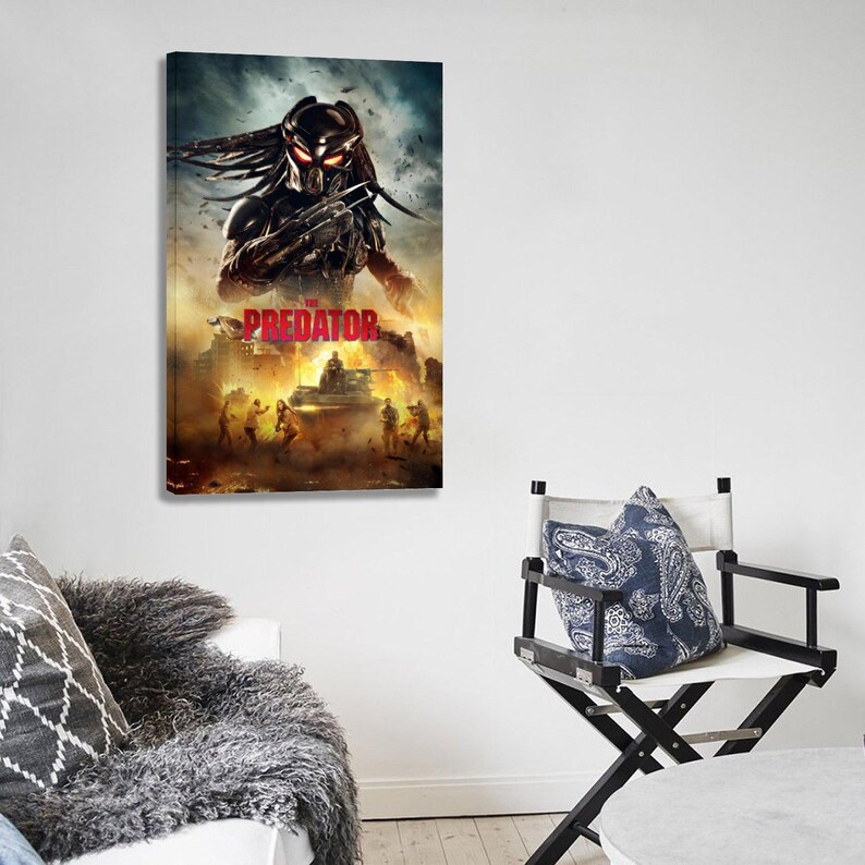 Alien Vs Predator Sci Fi Movie Canvas Wall Art Poster Picture Print ...