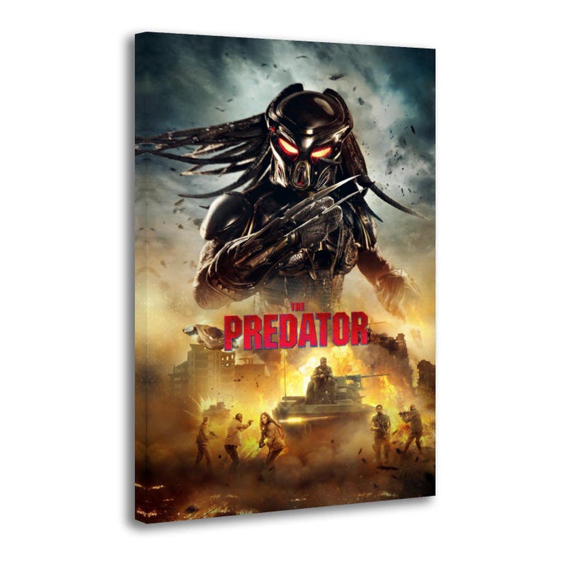 Alien Vs Predator Sci Fi Movie Canvas Wall Art Poster Picture Print ...