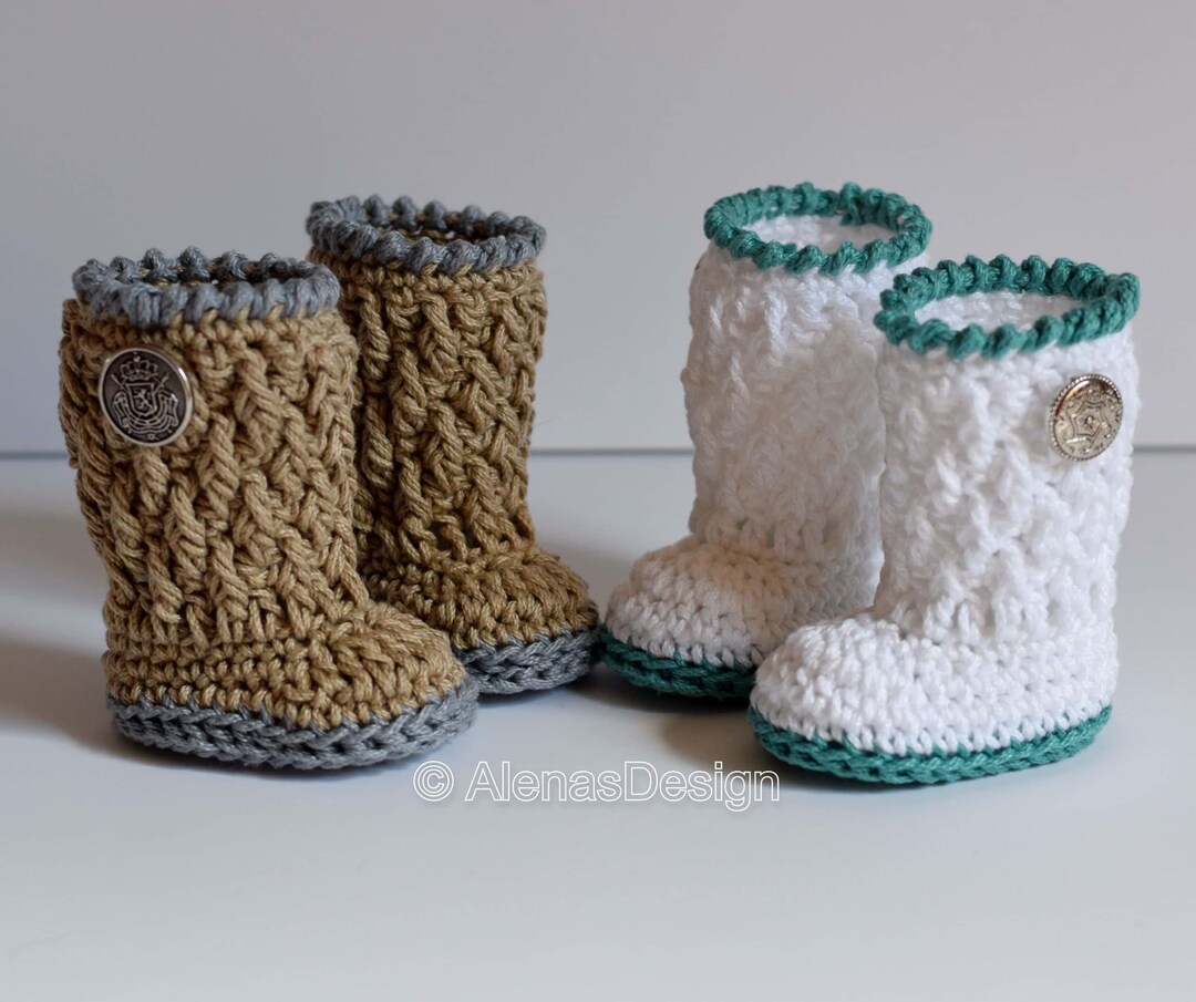 Crochet Boot Pattern for 18 Inch Doll | Silver Button Boots | Crochet ...