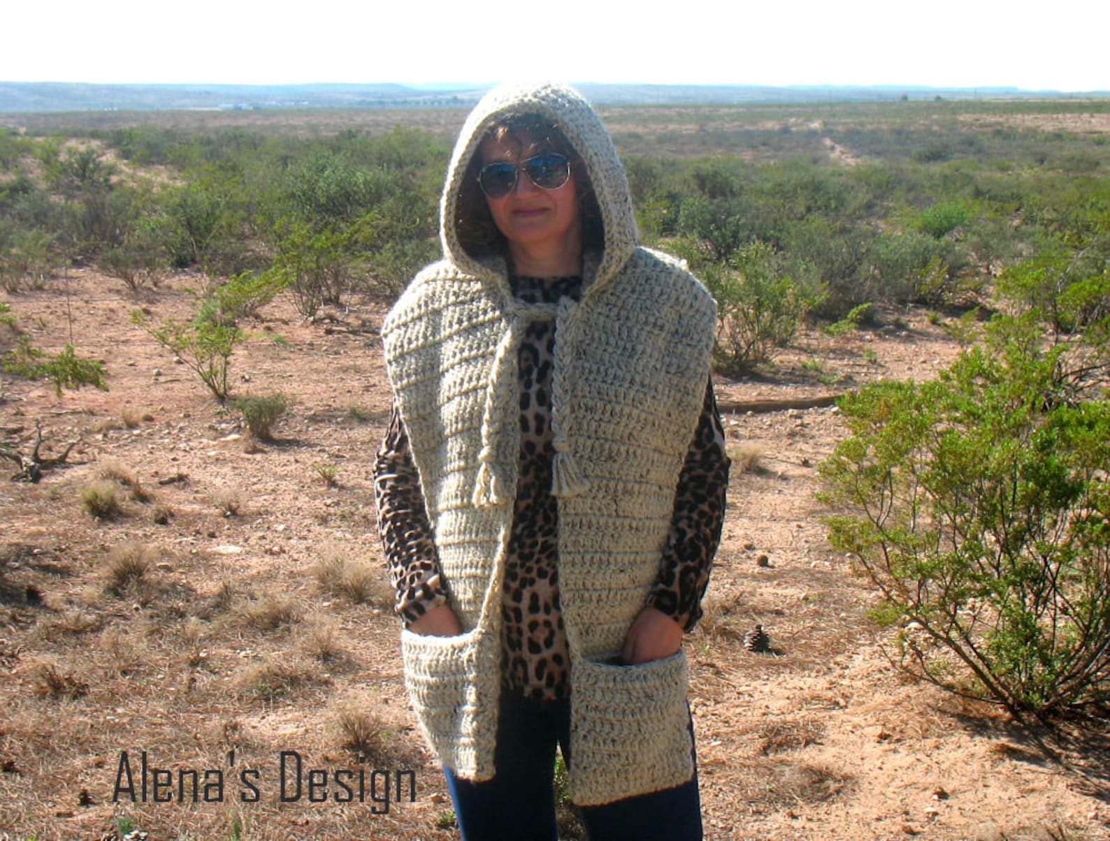 Crochet Pattern 119 Hooded Pocket Scarf Crochet Patterns Wrap - Etsy