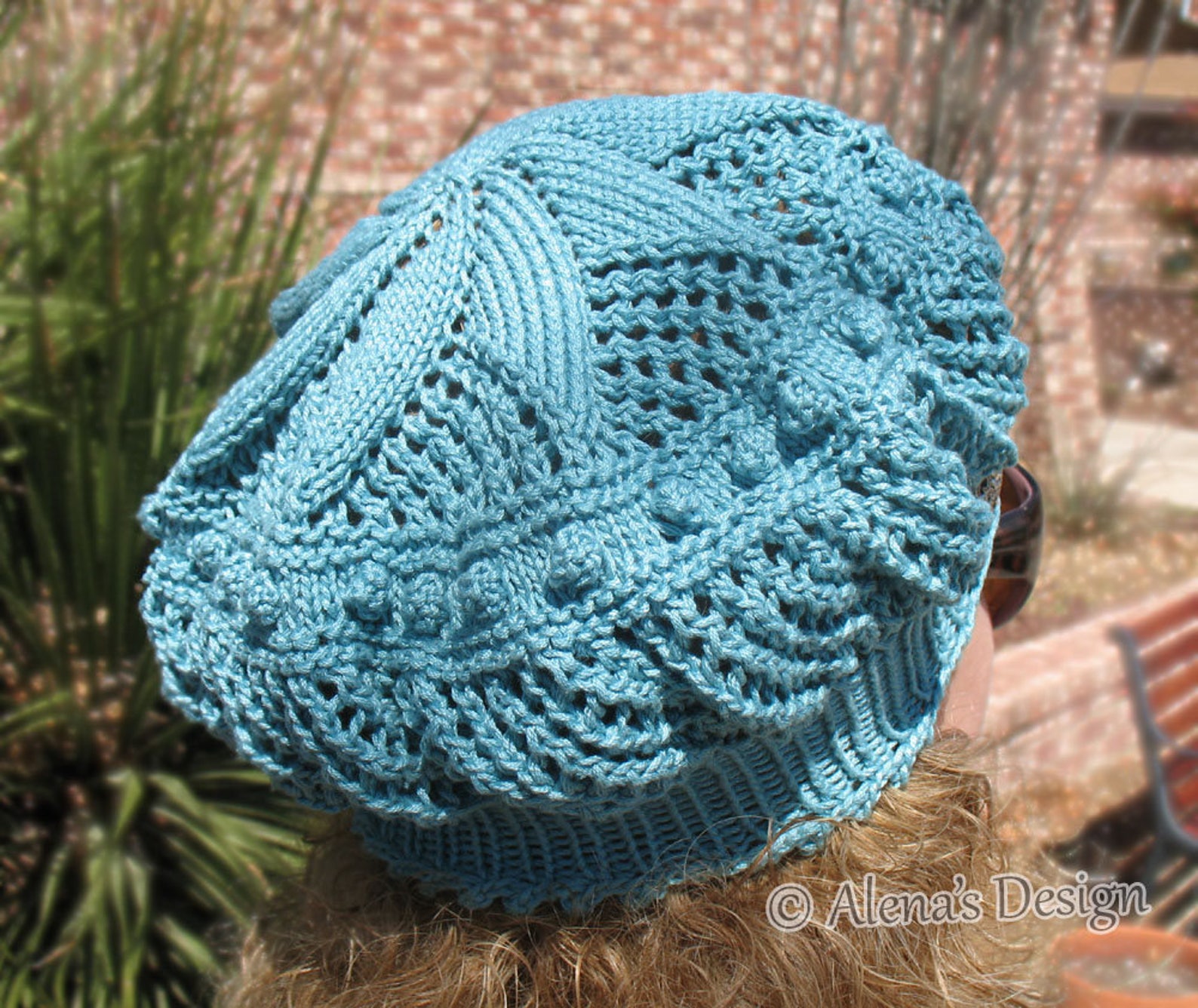 Knitting Pattern 187 Lace Beret Knitting Patterns Tam Lace - Etsy