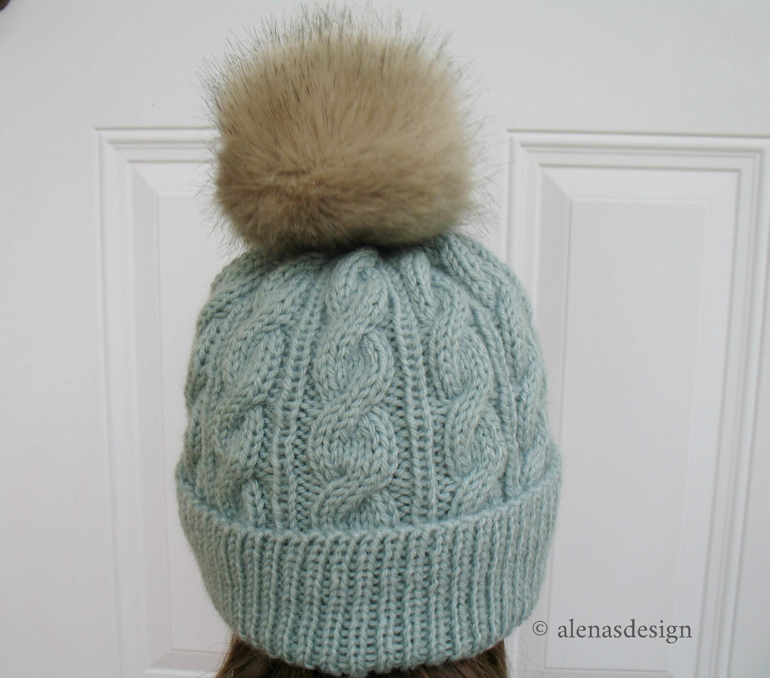 Cable Knit Hat Pattern Cabled Hat Pattern Slouchy Beanie - Etsy