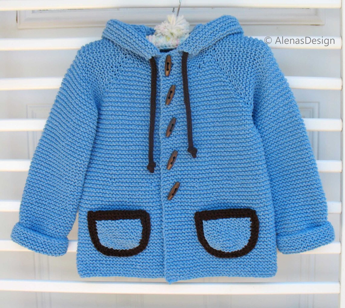 Child's Hooded Jacket Knitting Pattern 250 - Etsy