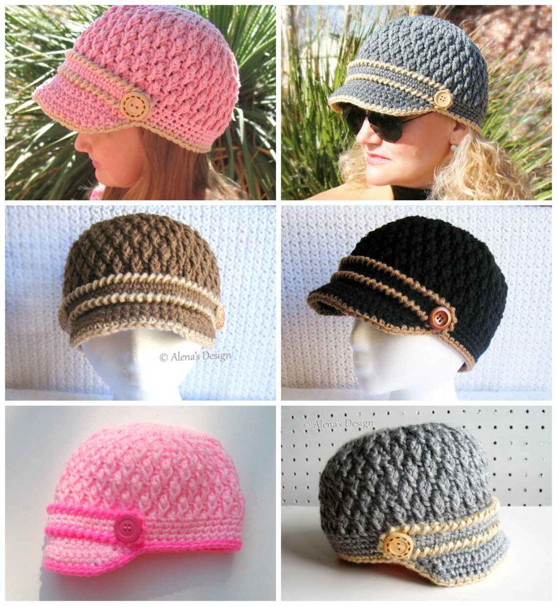 Crochet Pattern 093 Crochet Hat Pattern Crochet Patterns | Etsy