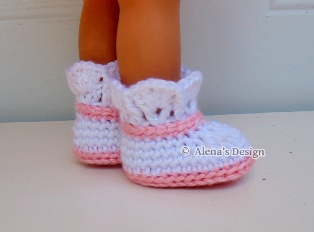 Crochet Pattern 142 Crochet Boot Pattern for 18 Inch Doll Crochet ...