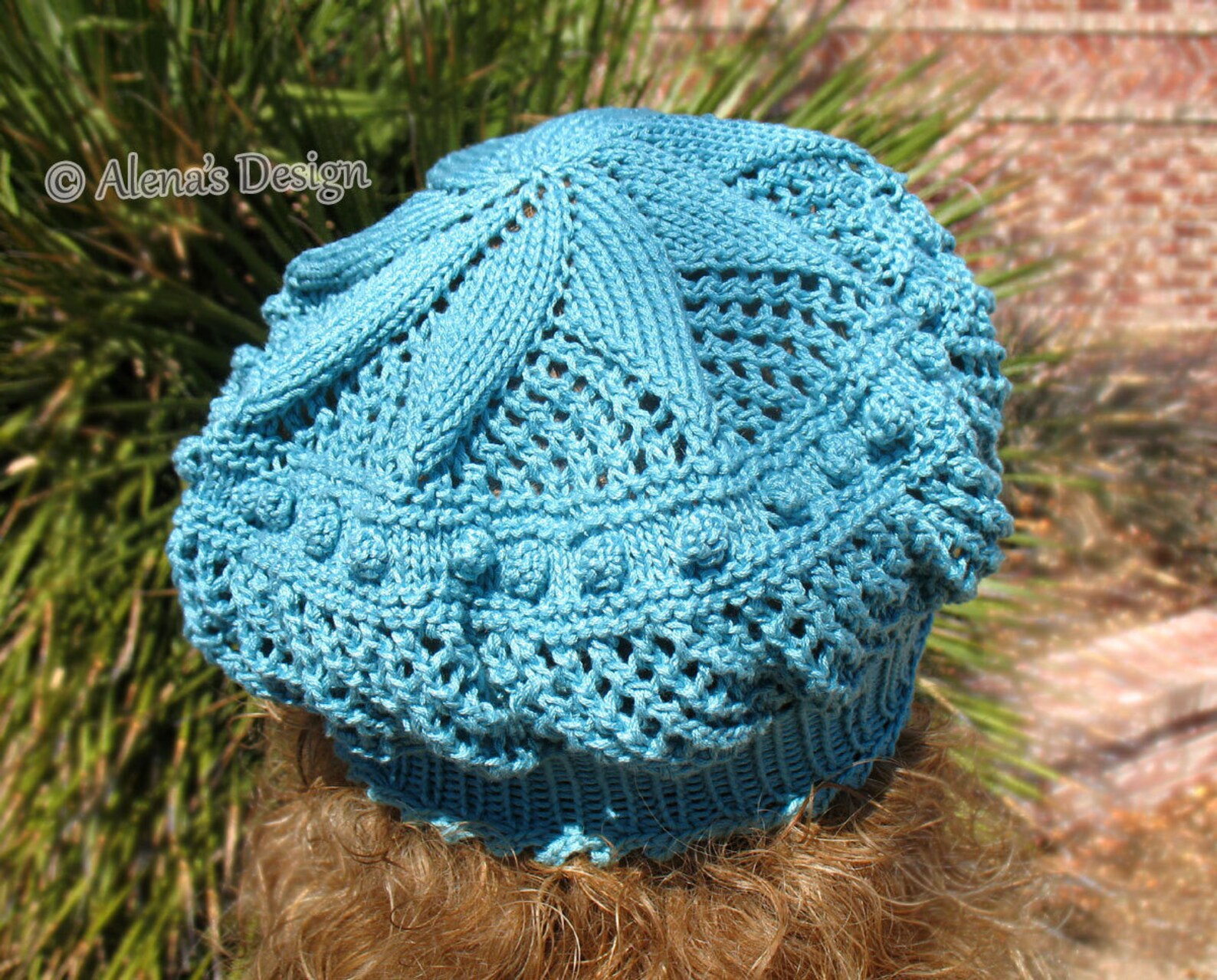 Knitting Pattern 187 Lace Beret Knitting Patterns Tam Lace - Etsy