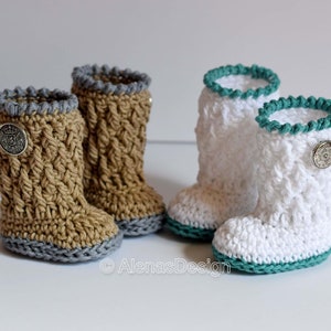Crochet Pattern 124 Crochet Boot Pattern for 18 and 19.5 Inch Doll ...