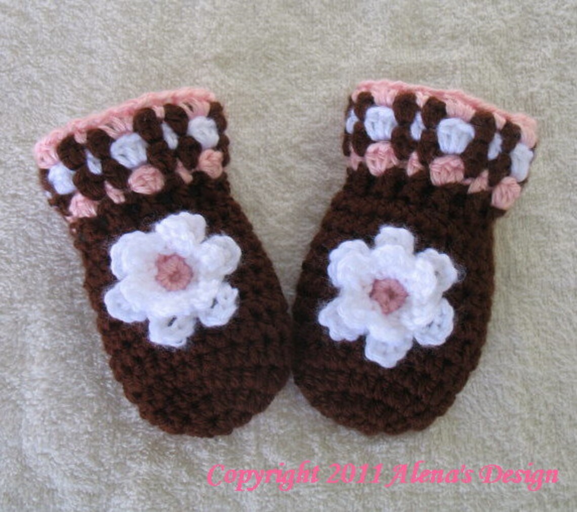 Crochet PATTERN Set Bear Hat Baby Booties and Baby Mittens - Etsy