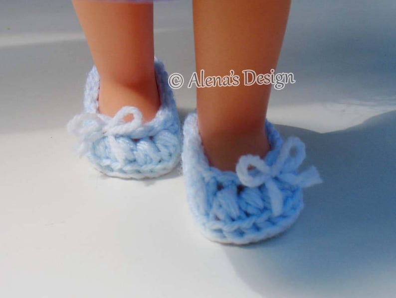 13 and 14.5 Inch Doll Crochet Shoes Pattern | Crochet Pattern #189 - Etsy
