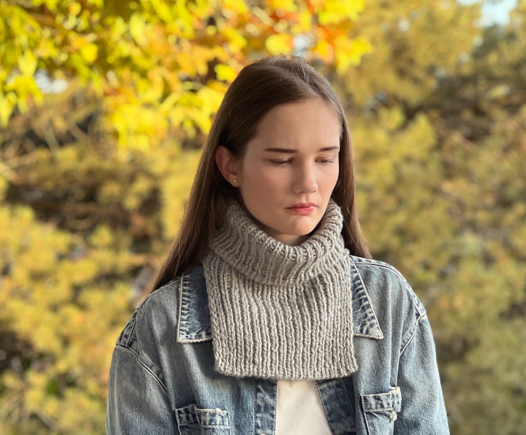 Madeline Rib Cowl Knitting Pattern 270 in Sizes Small, Medium, Large to ...