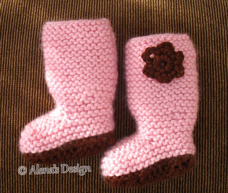 18 Inch Doll Boots Knitting Pattern Crochet Flower Pink Boots American ...