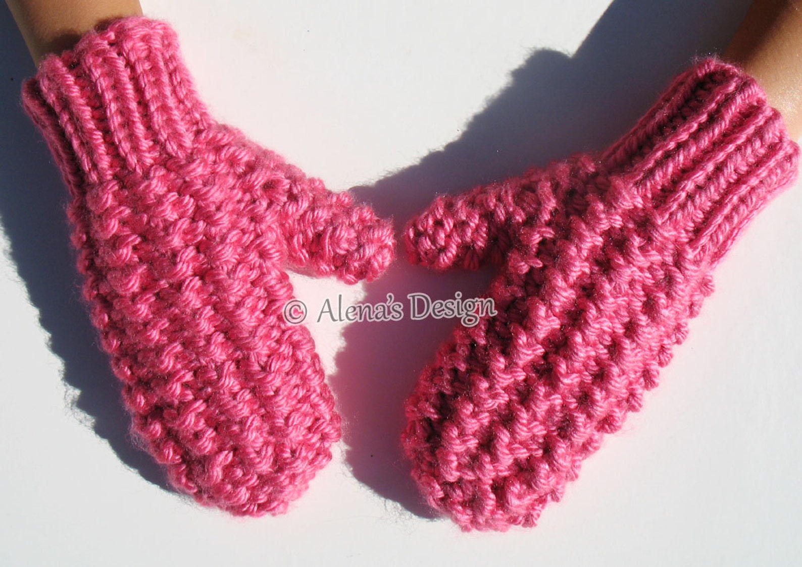 Knitting Pattern 178 Children's Mittens in Four Sizes - Etsy