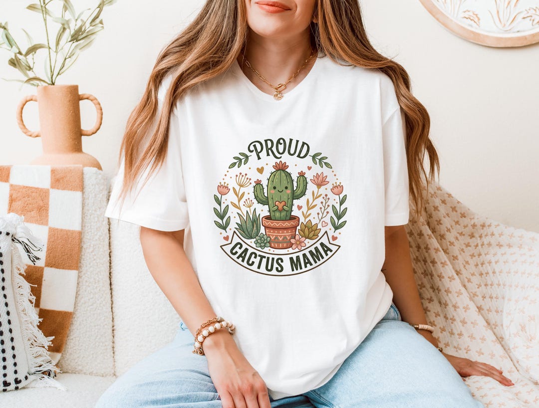 Cactus Mama PNG: Proud Succulent Clipart Plant Lover Png Desert Boho ...