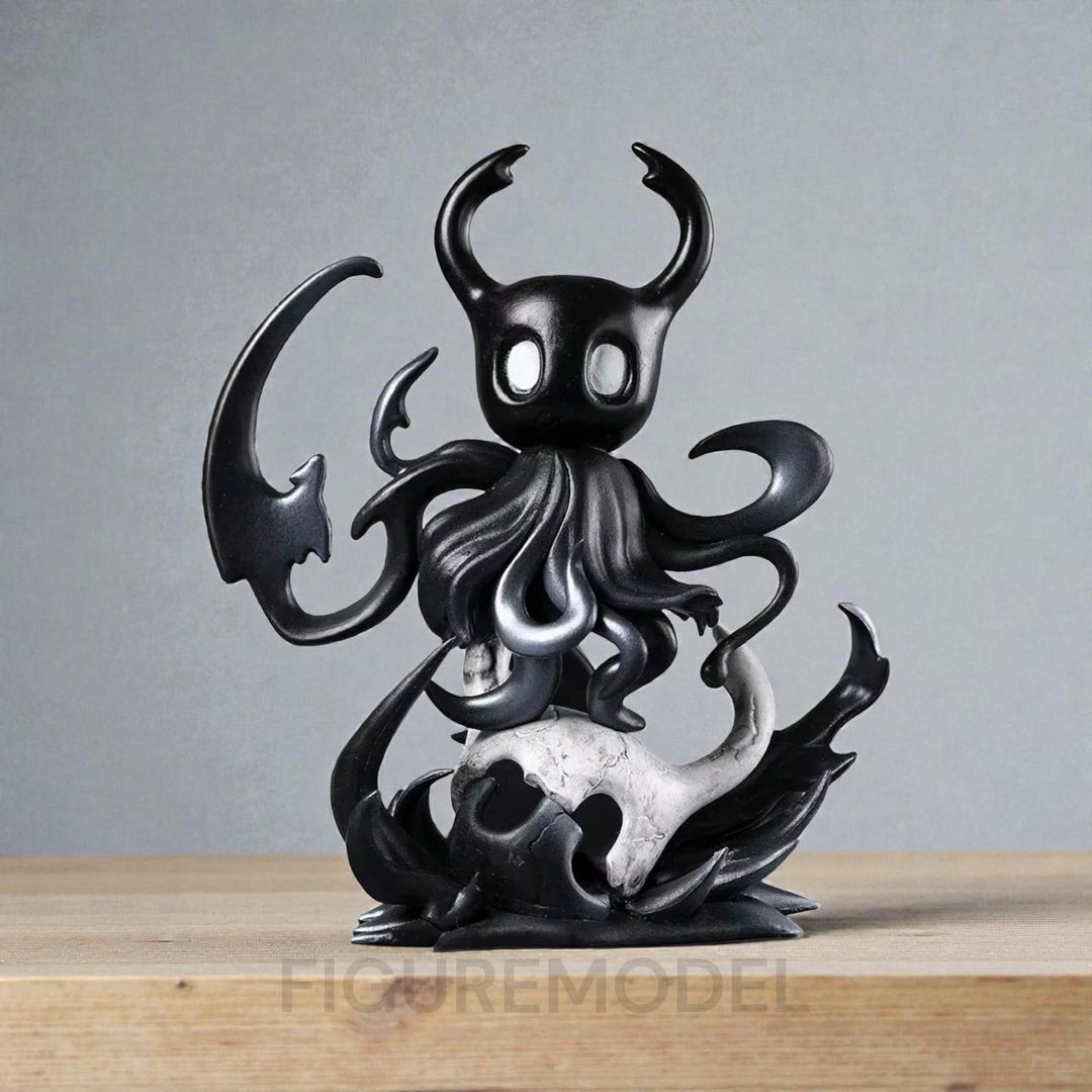 Hollow Knight Shadow Knight Figure – 12cm PVC Mini Statue, Anime Game ...