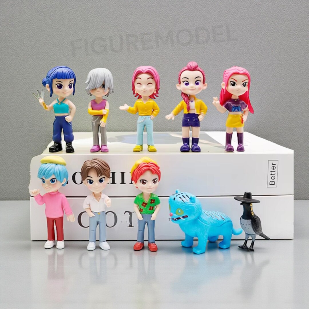 K-pop Demon Anime Figure Set – 10 PCS Collectible Mini Toys - Etsy