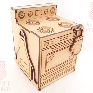 Oven Shaped Box - Laser Cut Files - SVG+DXF+PDF - Glowforge Files ...