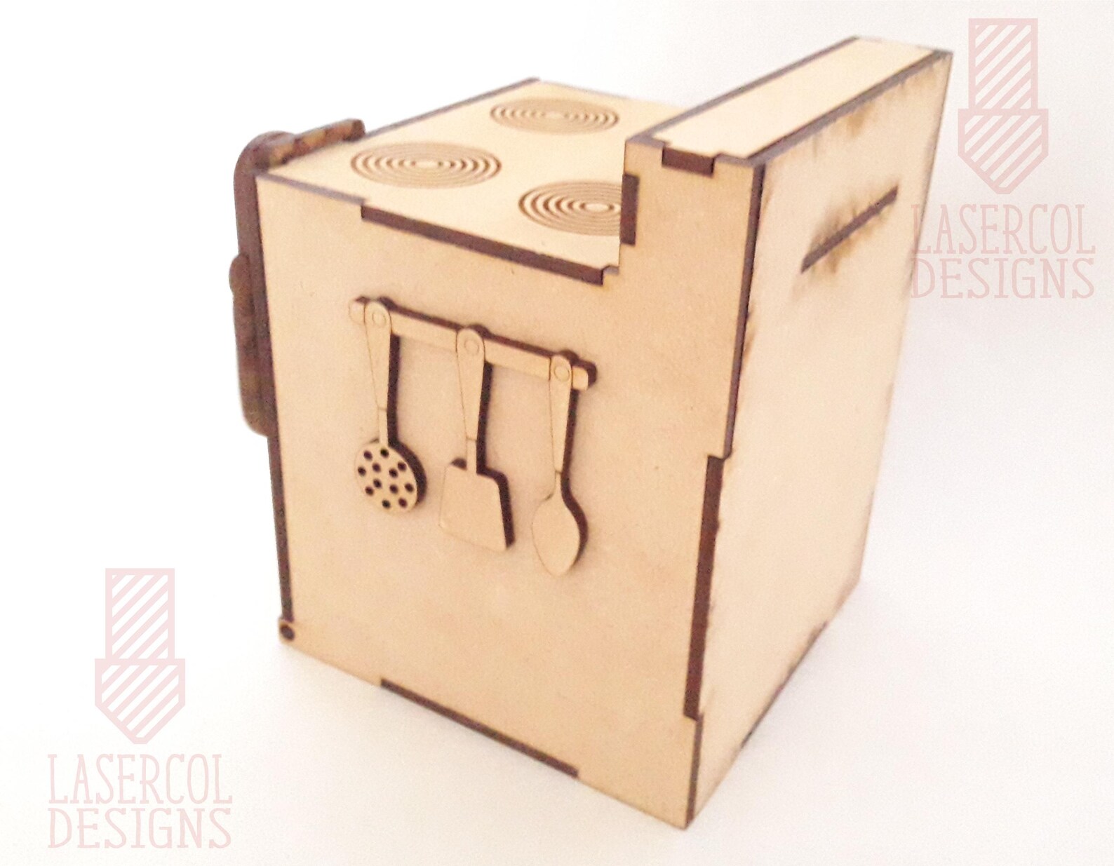 Oven Shaped Box - Laser Cut Files - SVG+DXF+PDF - Glowforge Files ...
