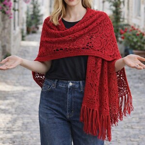 Crochet Shawl - Multi Colors Available - Boho - Soft & Cozy - Etsy