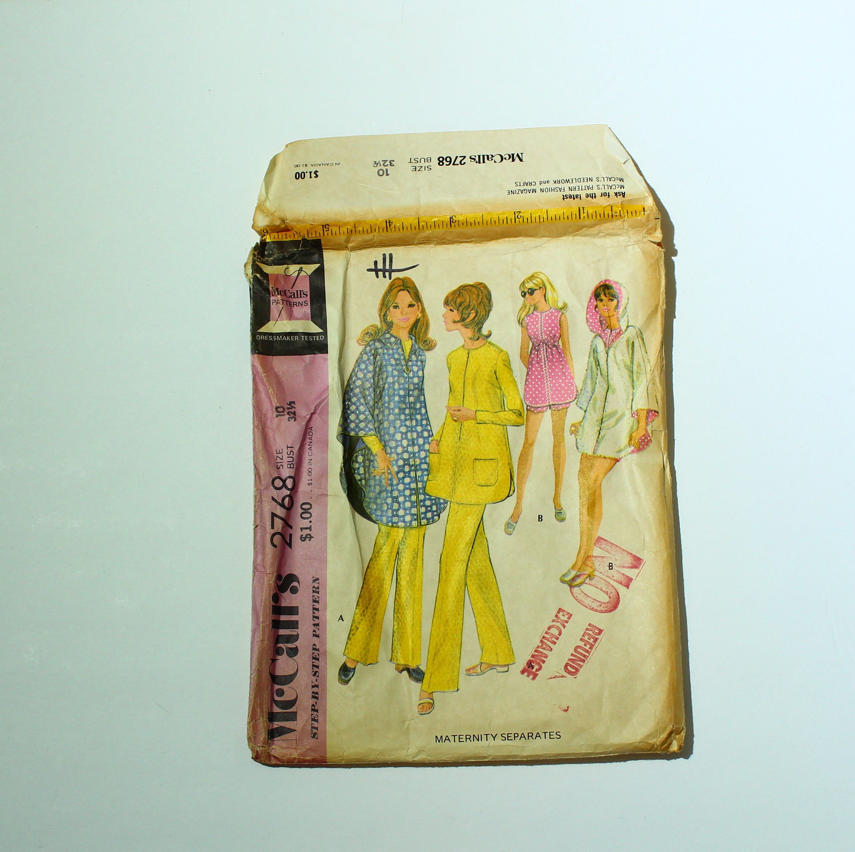 1970s Mccall's 2768 Sewing Pattern Misses' MATERNITY - Etsy