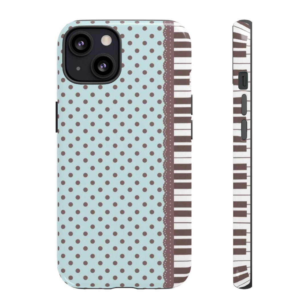 Polka Dot Piano Keys Phone Case | Design - Etsy