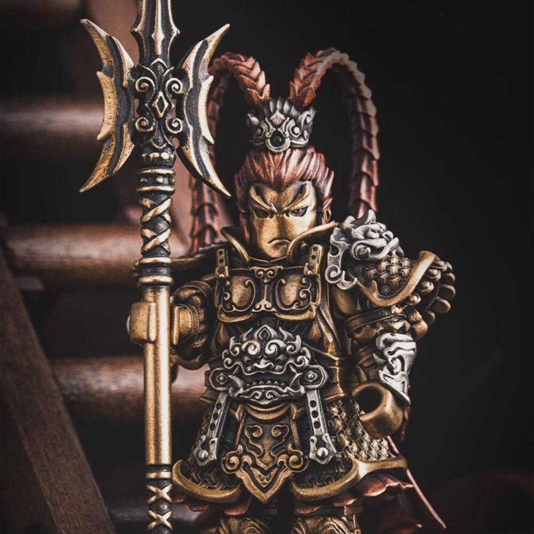 General Lü Bu Figurine, Metal General , Magnetic Action Figure - Etsy