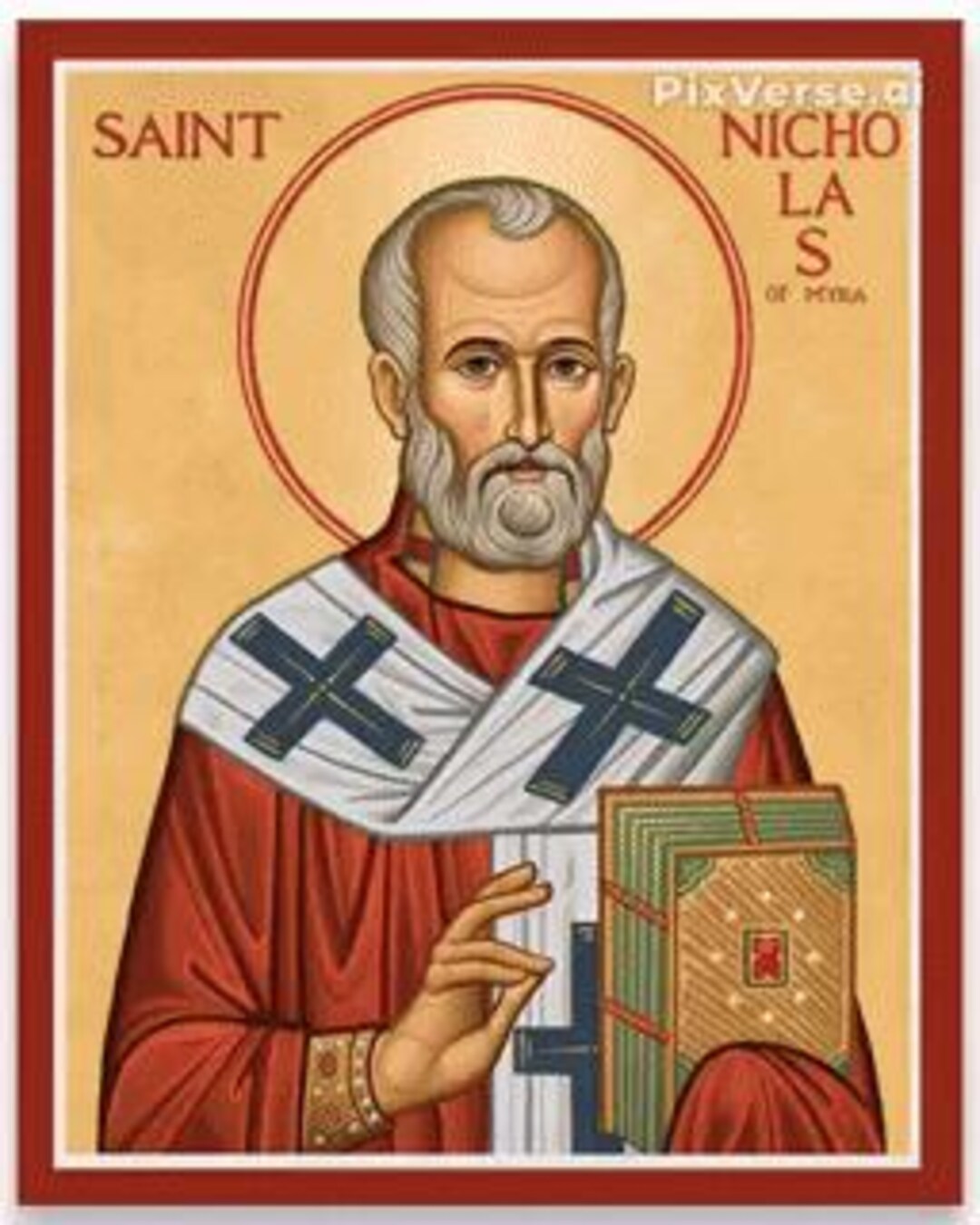 Saint Nicholas Animated Picture - Etsy