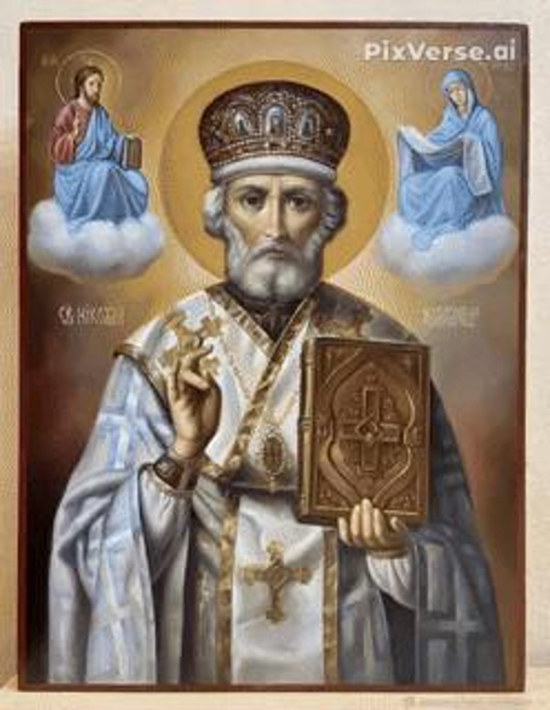 Saint Nicholas Animated Picture - Etsy