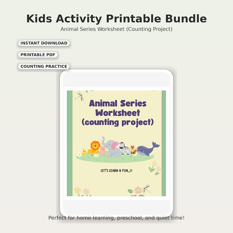 Kids Learning Activity Bundle | 1000+ Preschool Worksheets (PDF Files ...